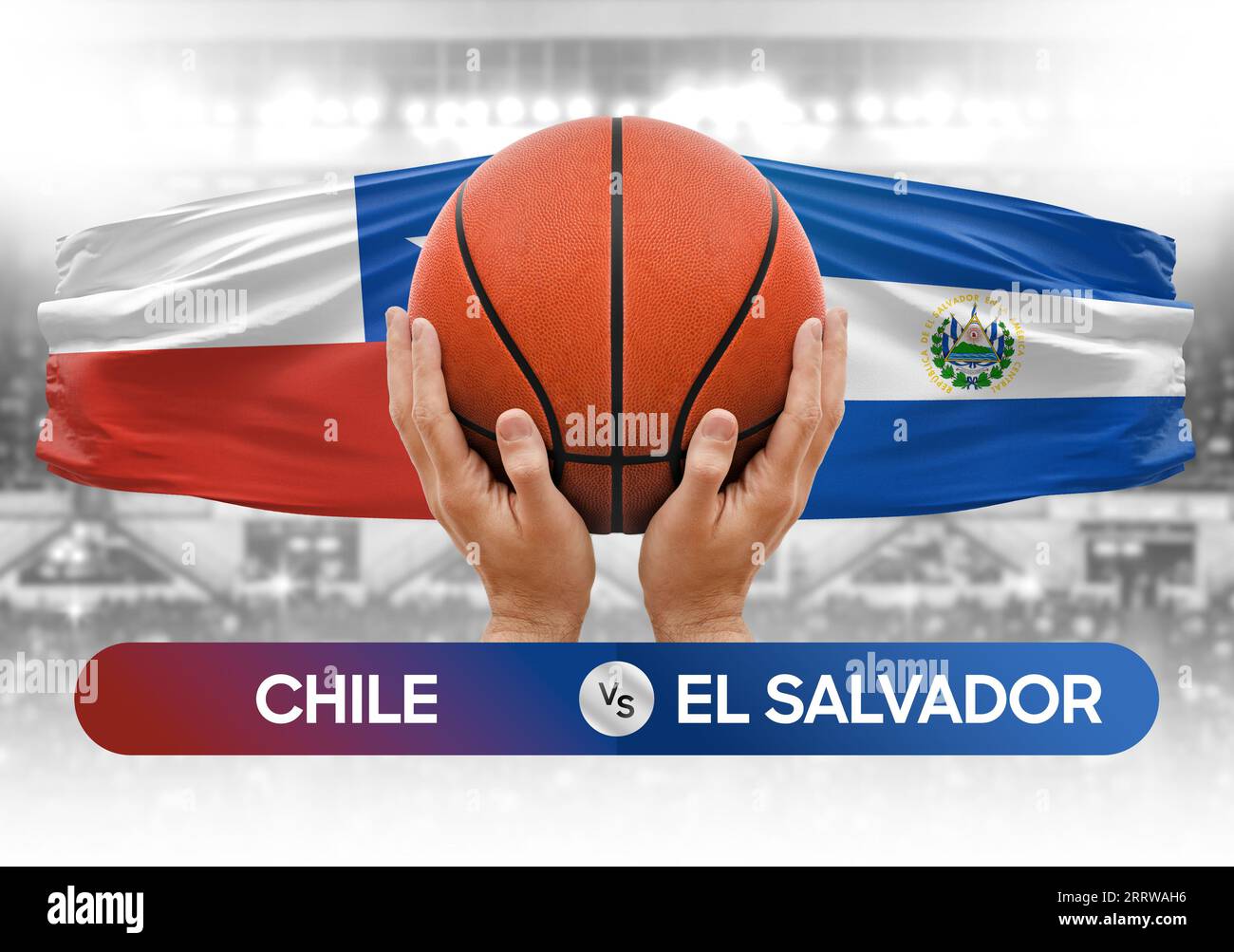 Chile vs El Salvador national basketball teams basket ball match ...
