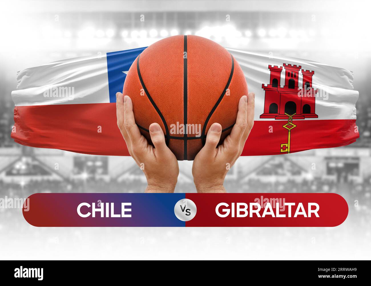 Chile vs Gibraltar national basketball teams basket ball match ...