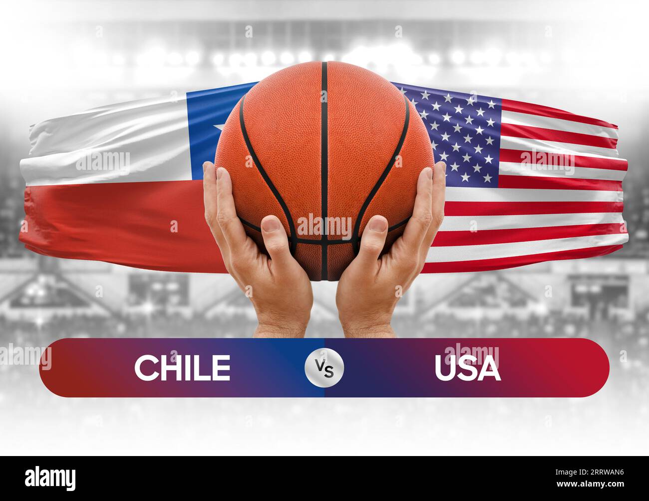 Chile vs USA national basketball teams basket ball match competition ...