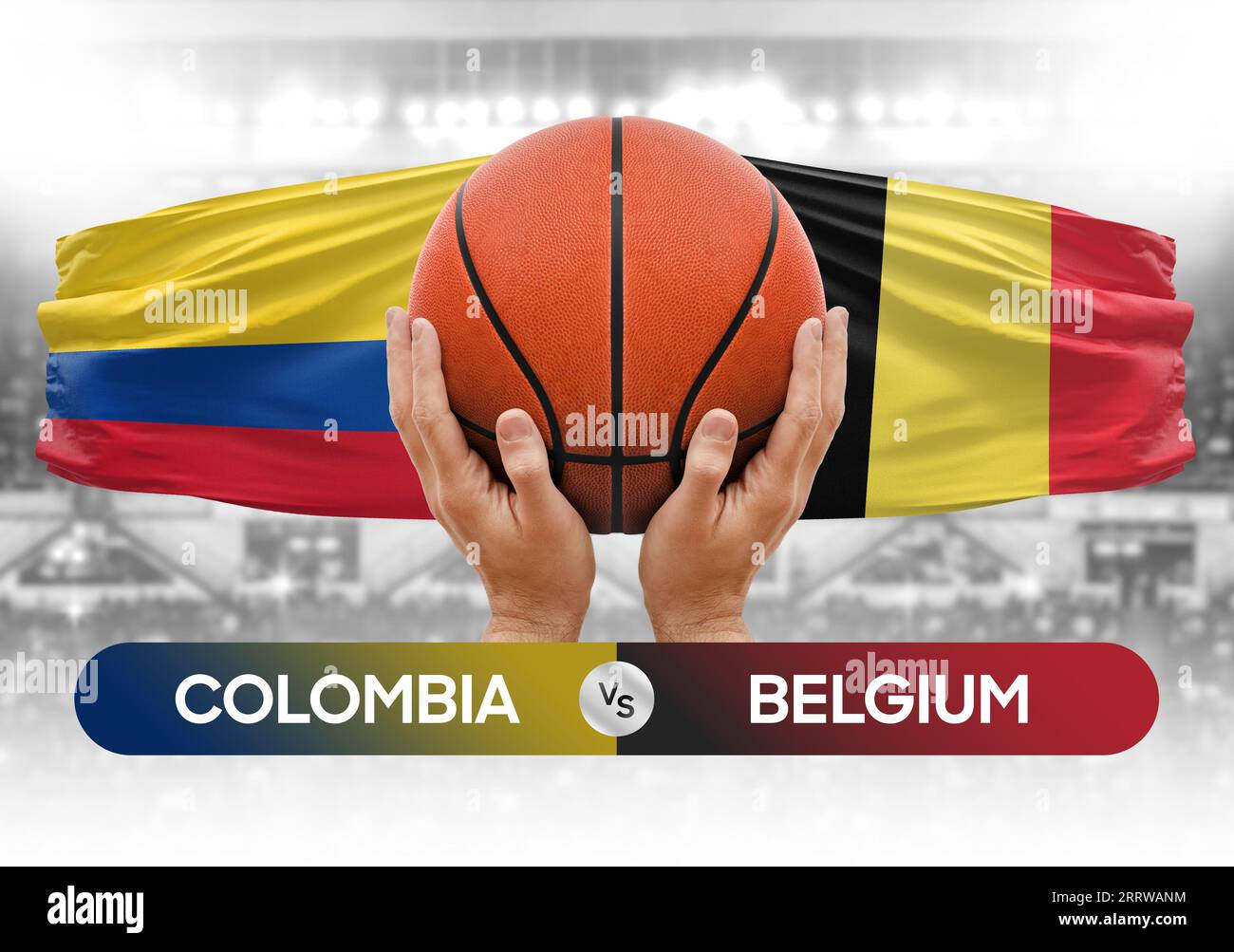 Colombia vs Belgium national basketball teams basket ball match ...
