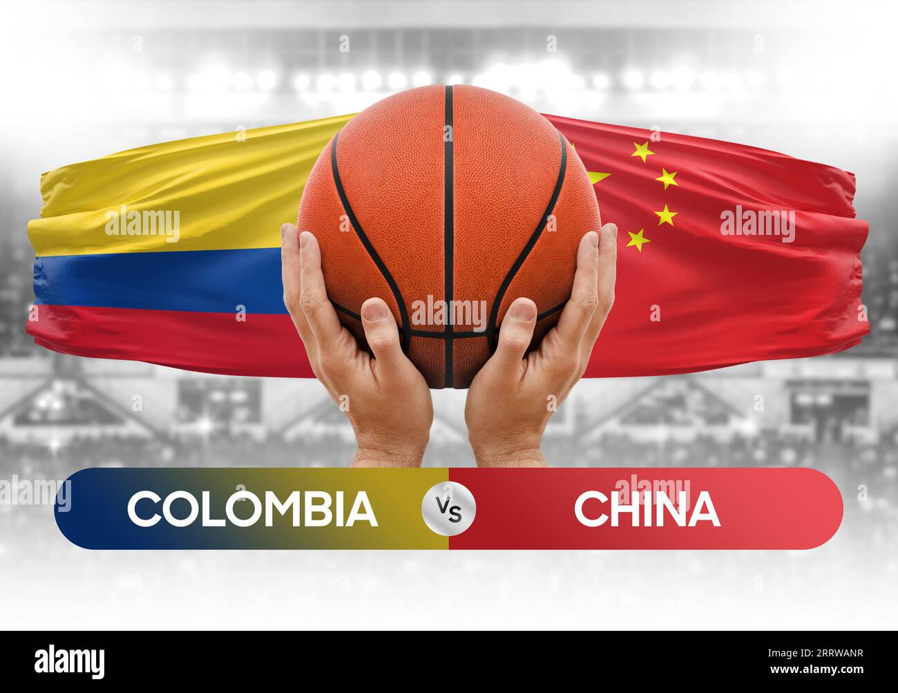 Colombia vs China national basketball teams basket ball match ...