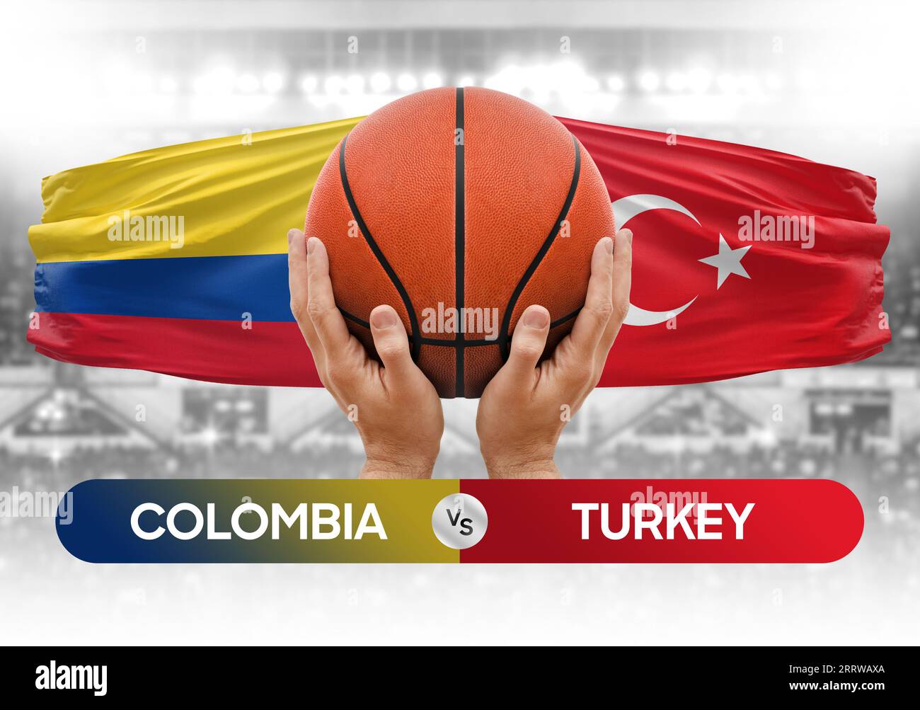 Colombia vs Turkey national basketball teams basket ball match ...