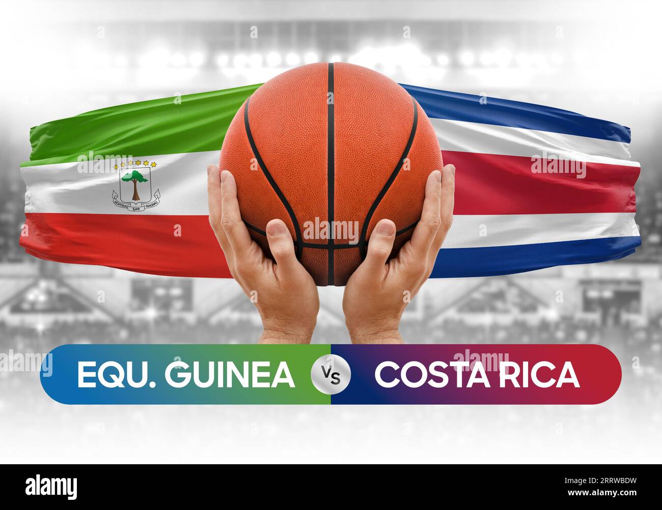 Costa rica equatorial guinea flag hi-res stock photography and images ...