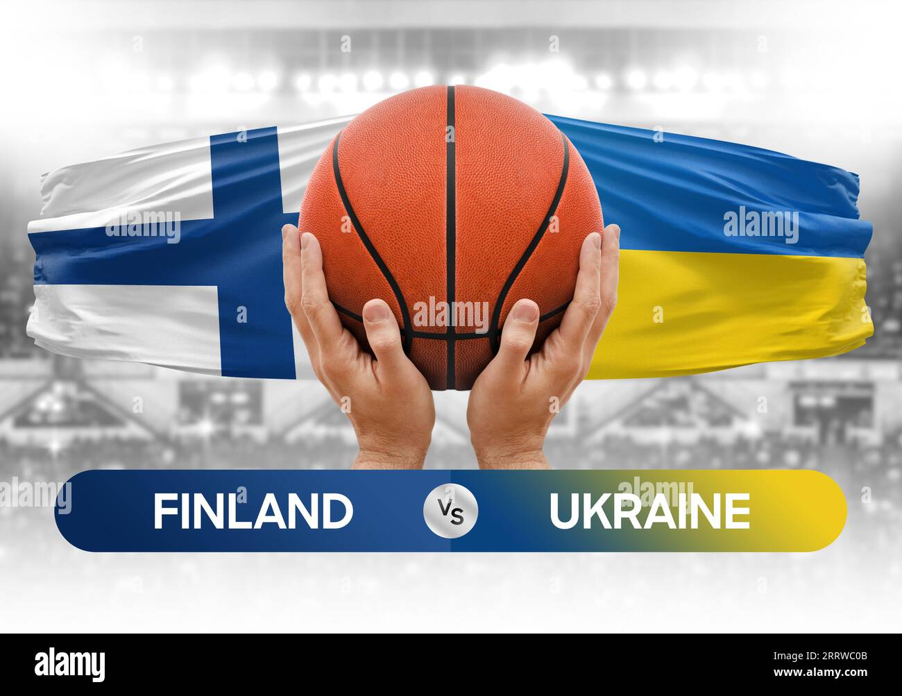 Finland vs Ukraine national basketball teams basket ball match ...