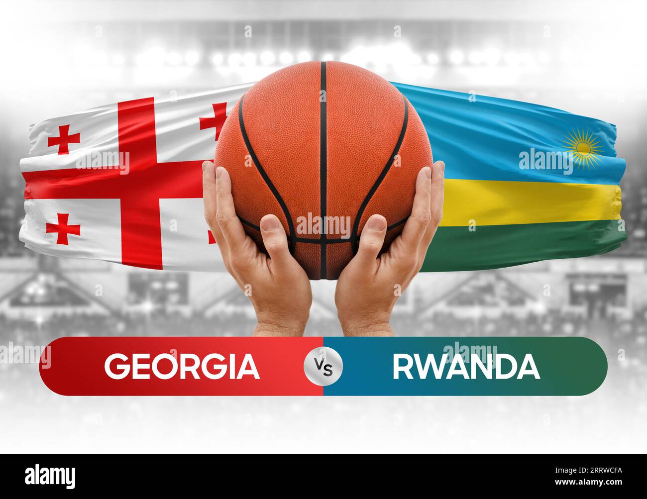 Georgia vs Rwanda national basketball teams basket ball match ...
