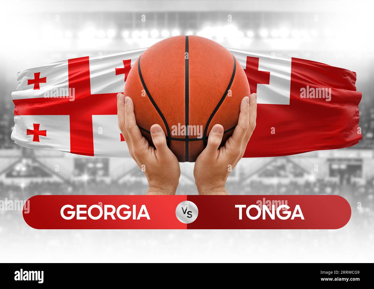 Georgia vs Tonga national basketball teams basket ball match ...