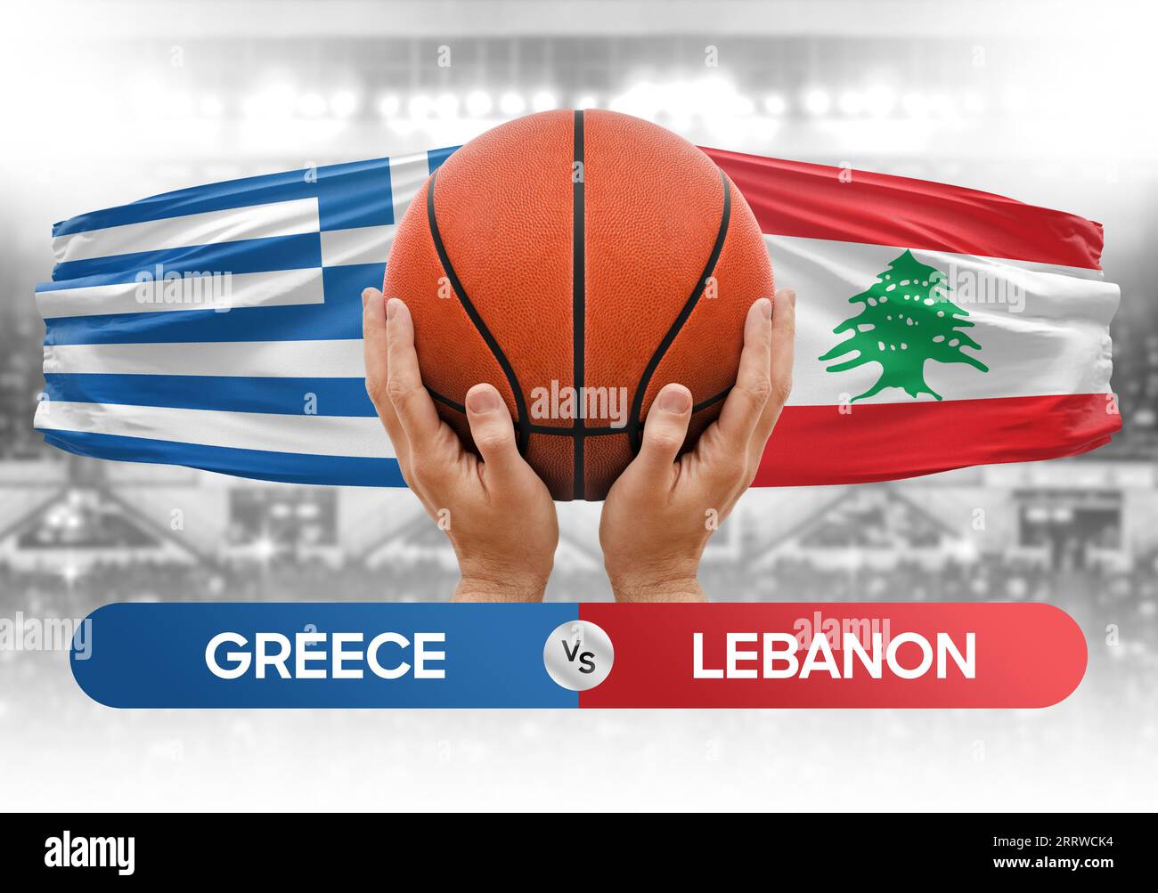 Greece vs Lebanon national basketball teams basket ball match ...