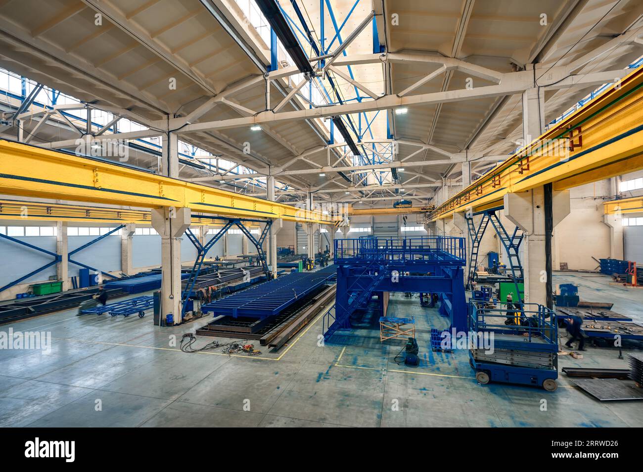 Department of small details welding and assembling at plant Stock Photo ...