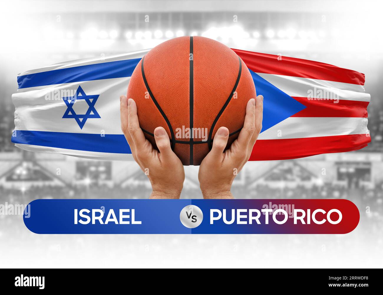 Israel vs Puerto Rico national basketball teams basket ball match ...