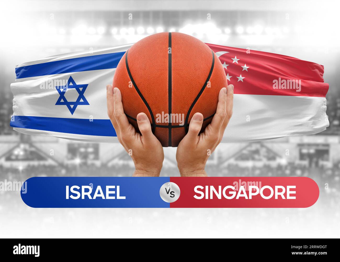 Israel vs Singapore national basketball teams basket ball match ...