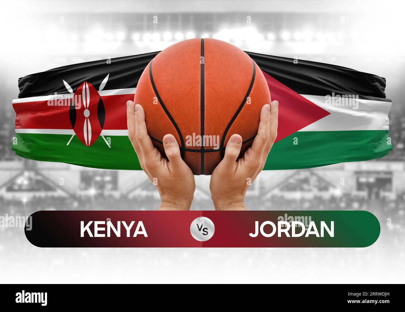 Kenya vs Jordan national basketball teams basket ball match competition ...