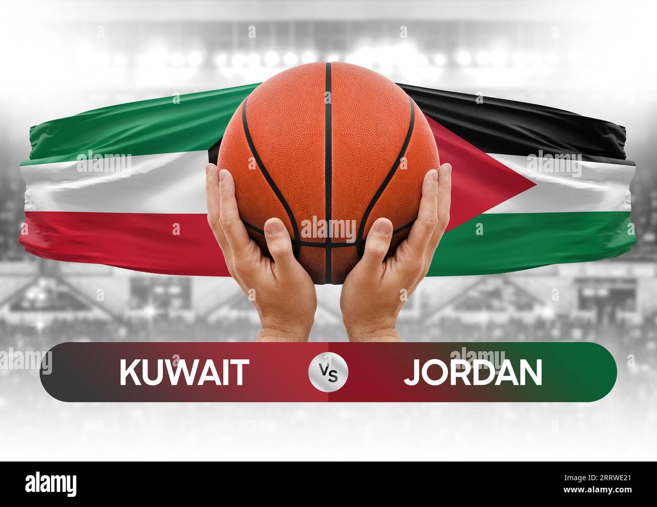 Kuwait jordan flag hi-res stock photography and images - Alamy