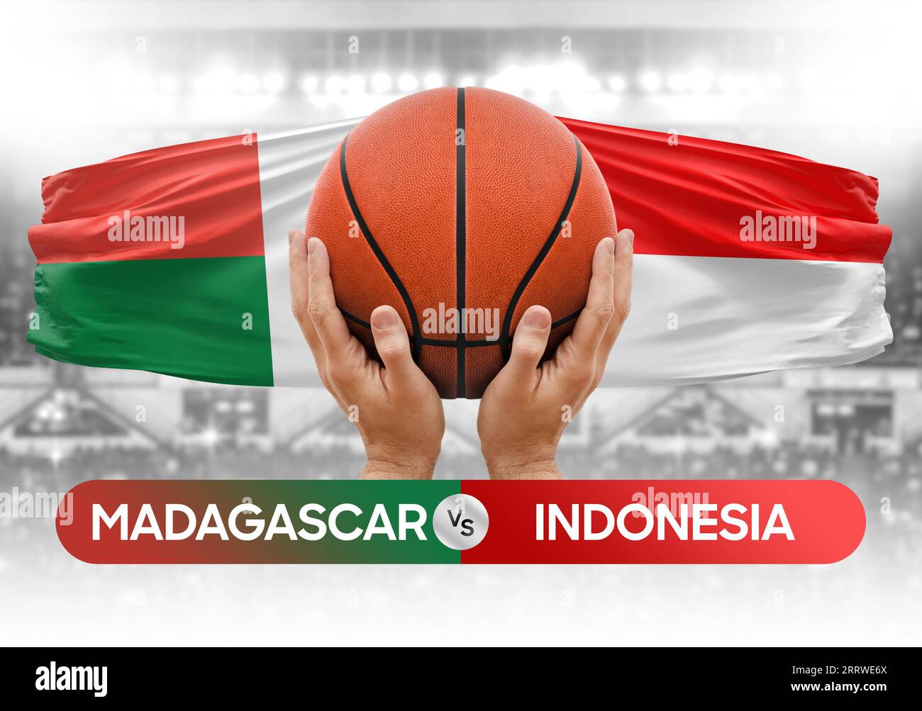 Madagascar vs Indonesia national basketball teams basket ball match ...