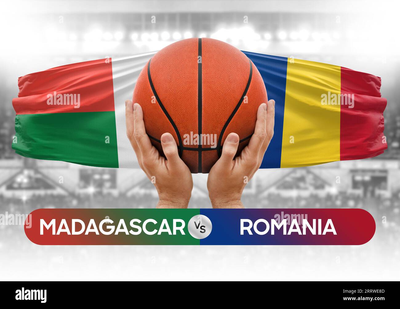 Madagascar vs Romania national basketball teams basket ball match ...