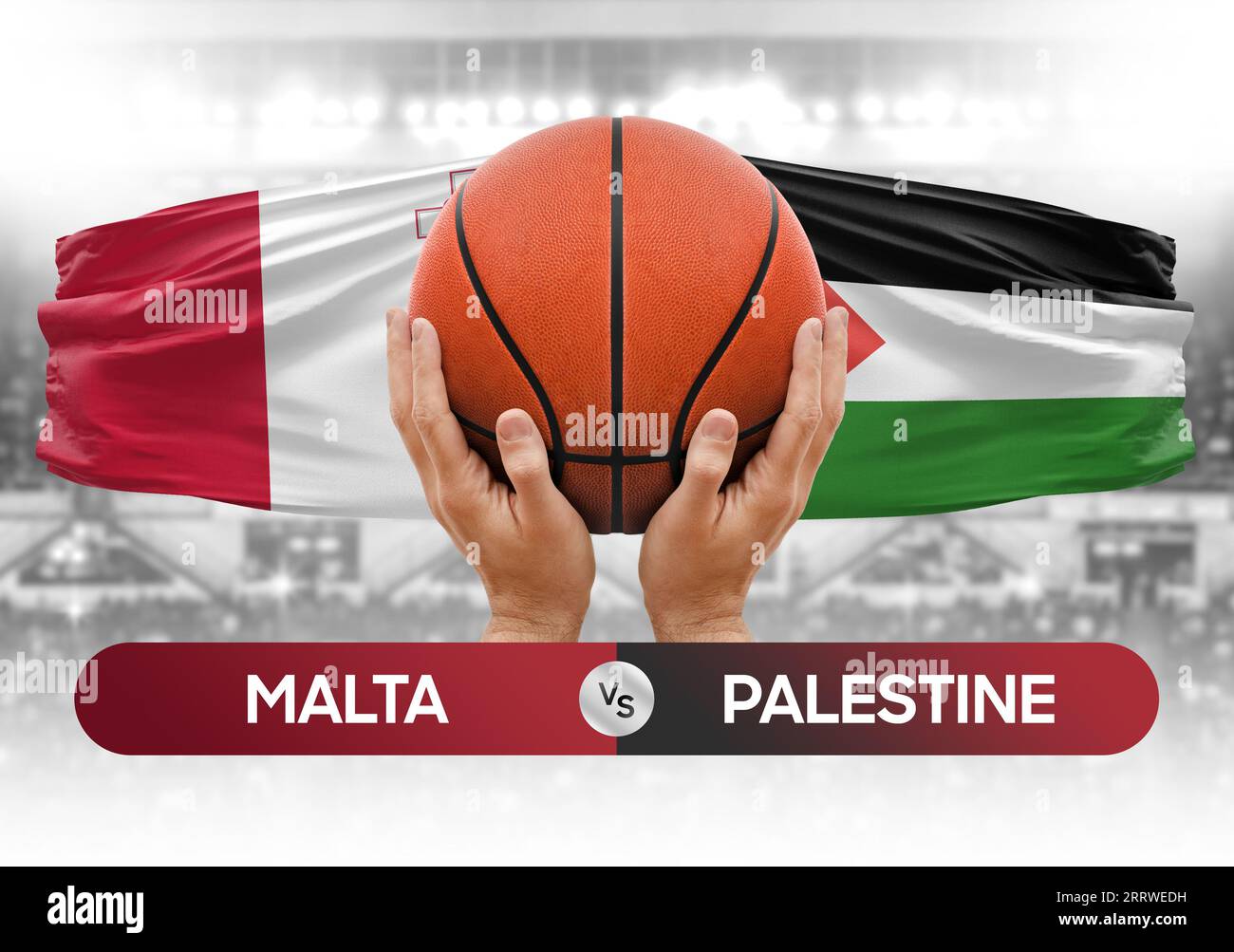 Malta vs Palestine national basketball teams basket ball match ...