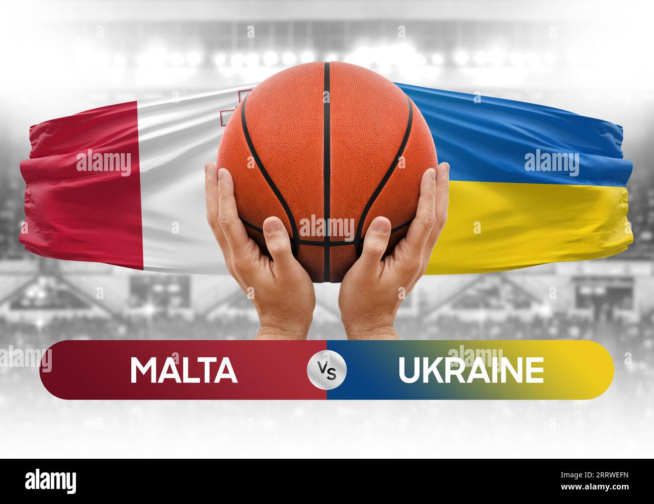 Malta vs Ukraine national basketball teams basket ball match ...