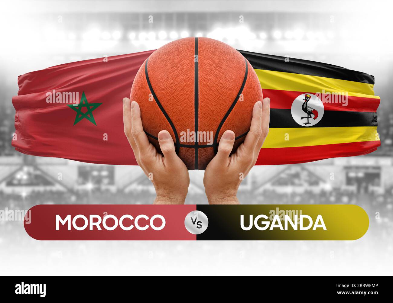Morocco vs Uganda national basketball teams basket ball match ...