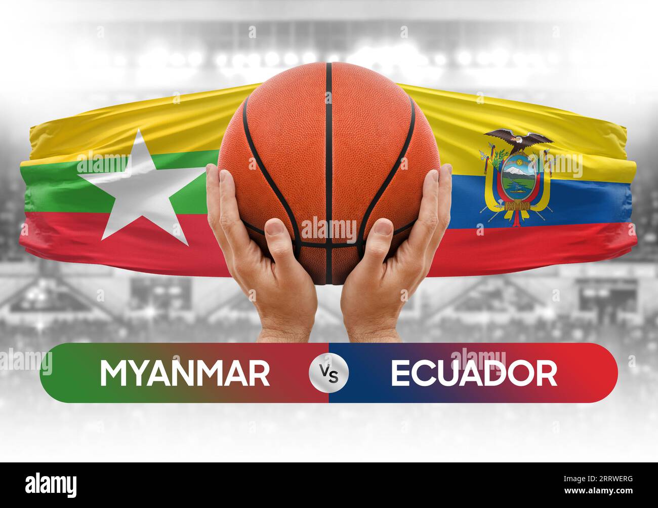 Myanmar vs Ecuador national basketball teams basket ball match ...