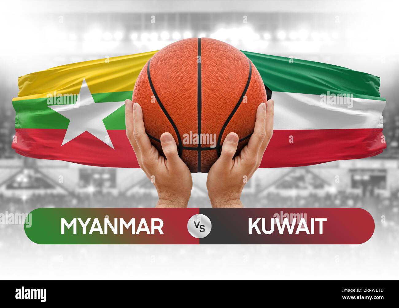 Myanmar vs Kuwait national basketball teams basket ball match ...