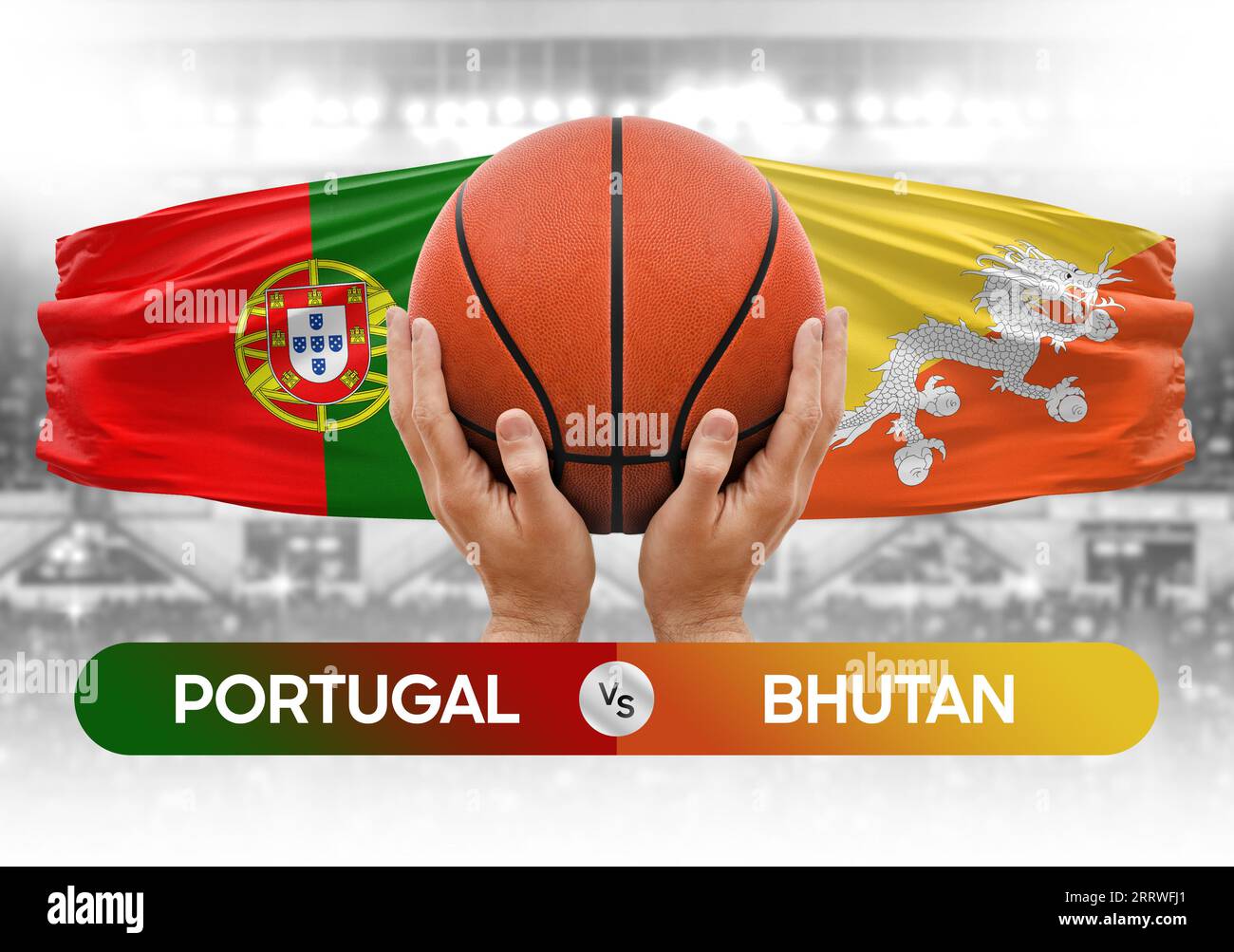 Portugal vs Bhutan national basketball teams basket ball match ...