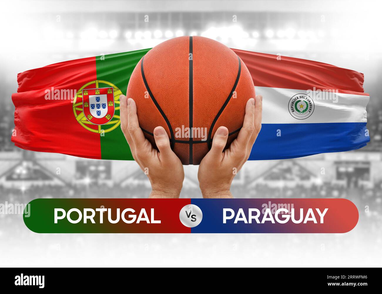 Portugal vs Paraguay national basketball teams basket ball match ...