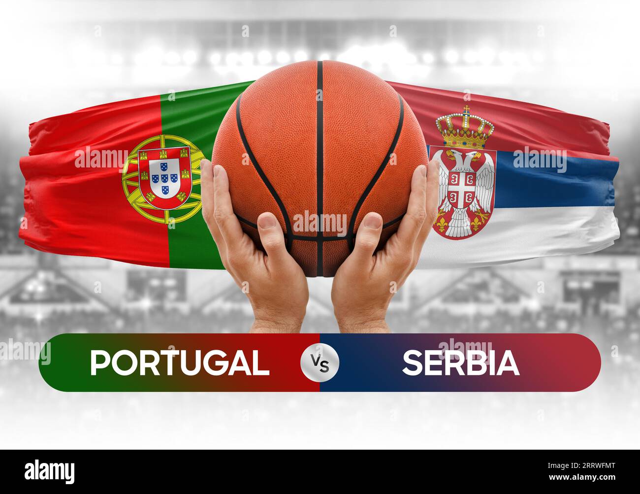 Portugal vs Serbia national basketball teams basket ball match ...