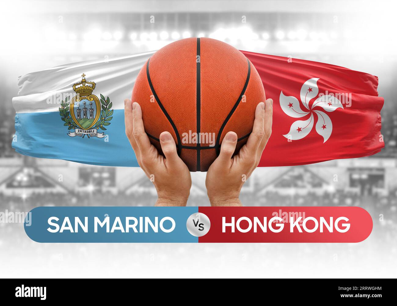 San Marino vs Hong Kong national basketball teams basket ball match ...