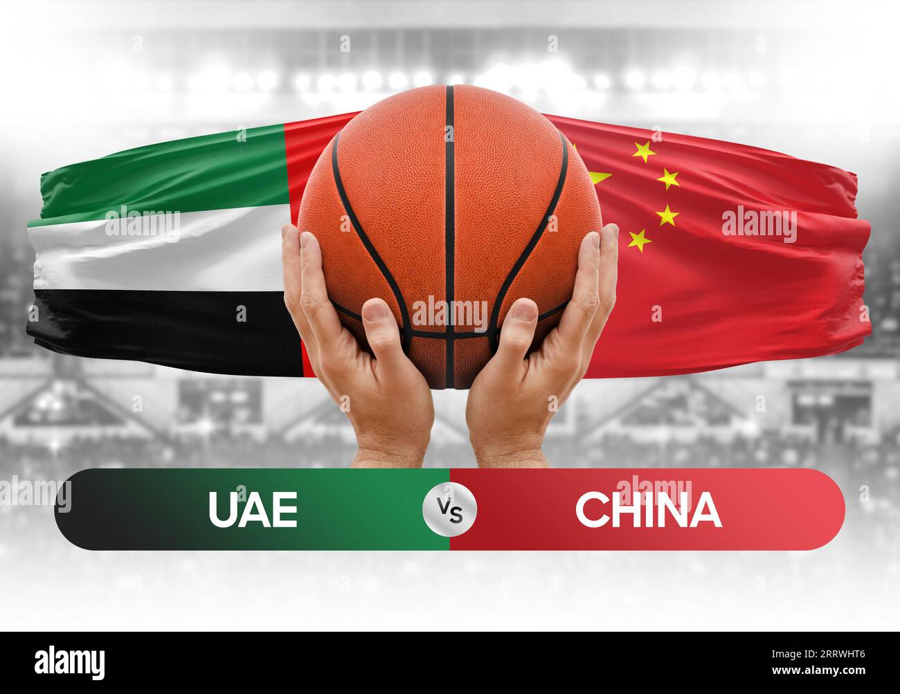 UAE vs China national basketball teams basket ball match competition ...