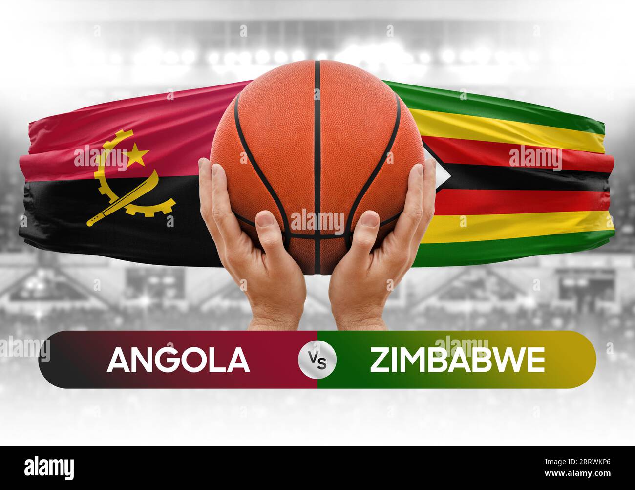 Angola vs Zimbabwe national basketball teams basket ball match ...