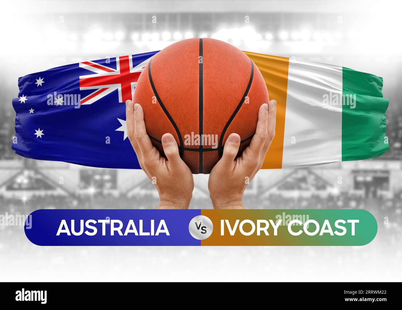 Australia vs Ivory Coast national basketball teams basket ball match ...