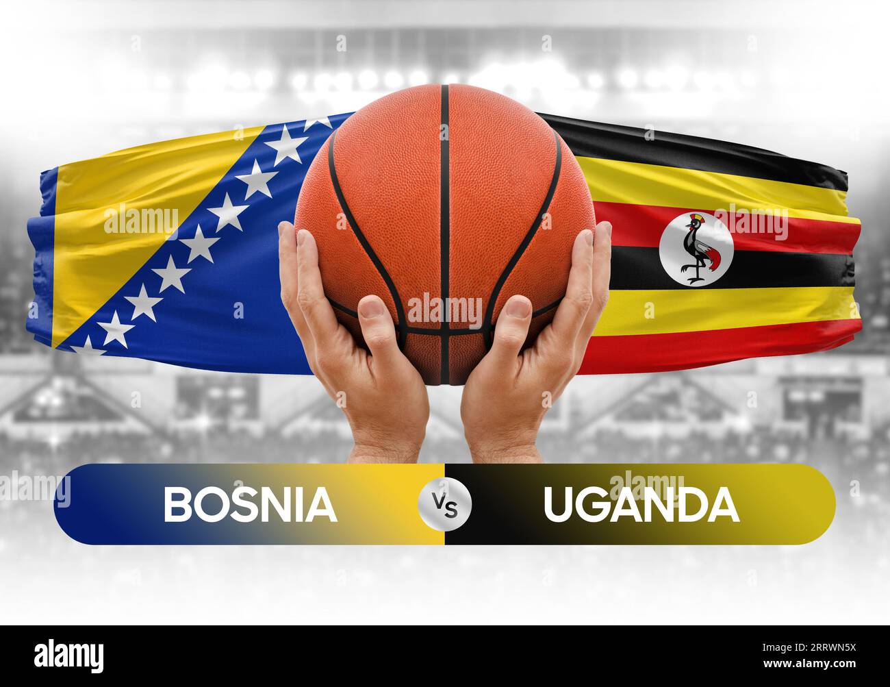Bosnia vs Uganda national basketball teams basket ball match ...