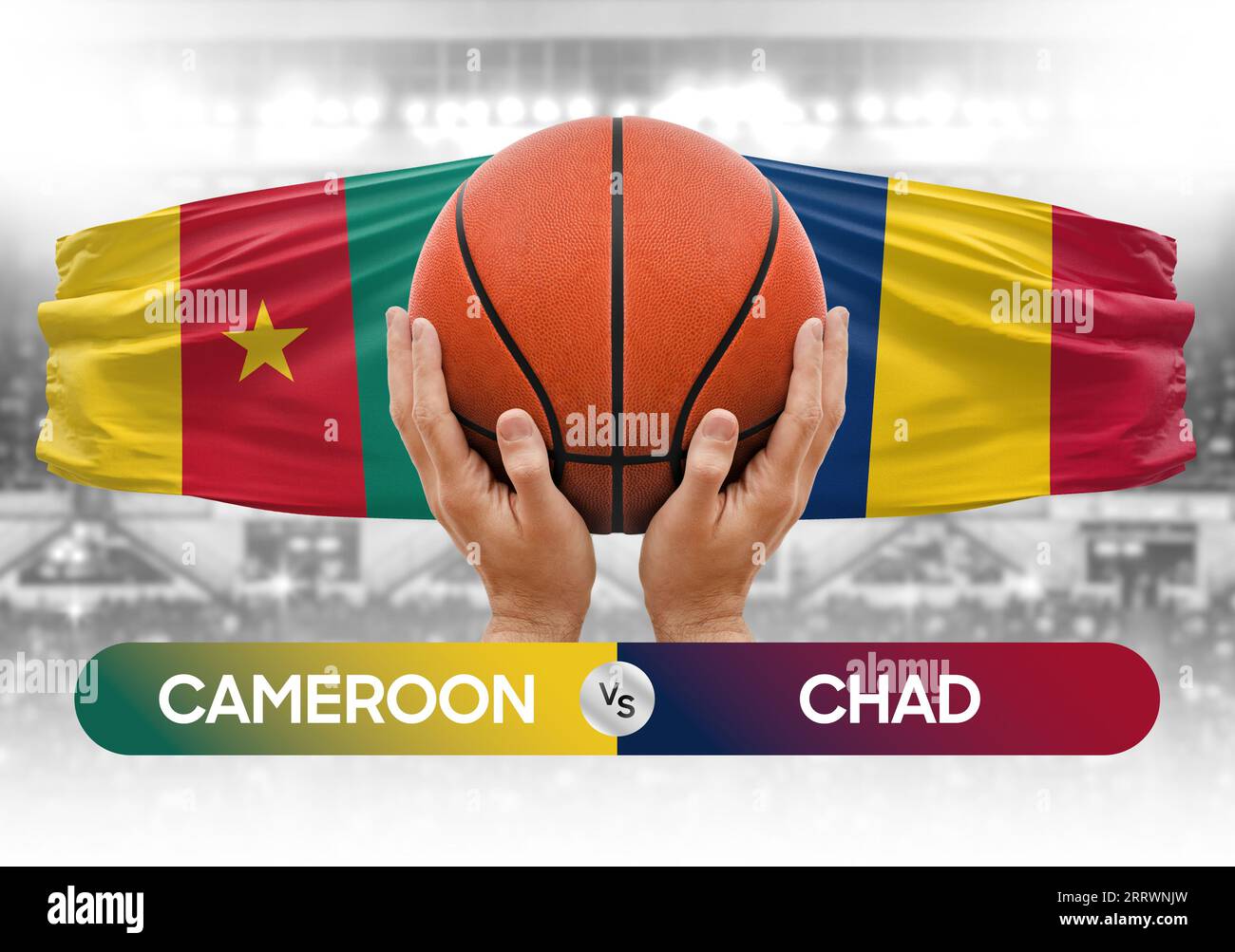 Cameroon vs Chad national basketball teams basket ball match ...