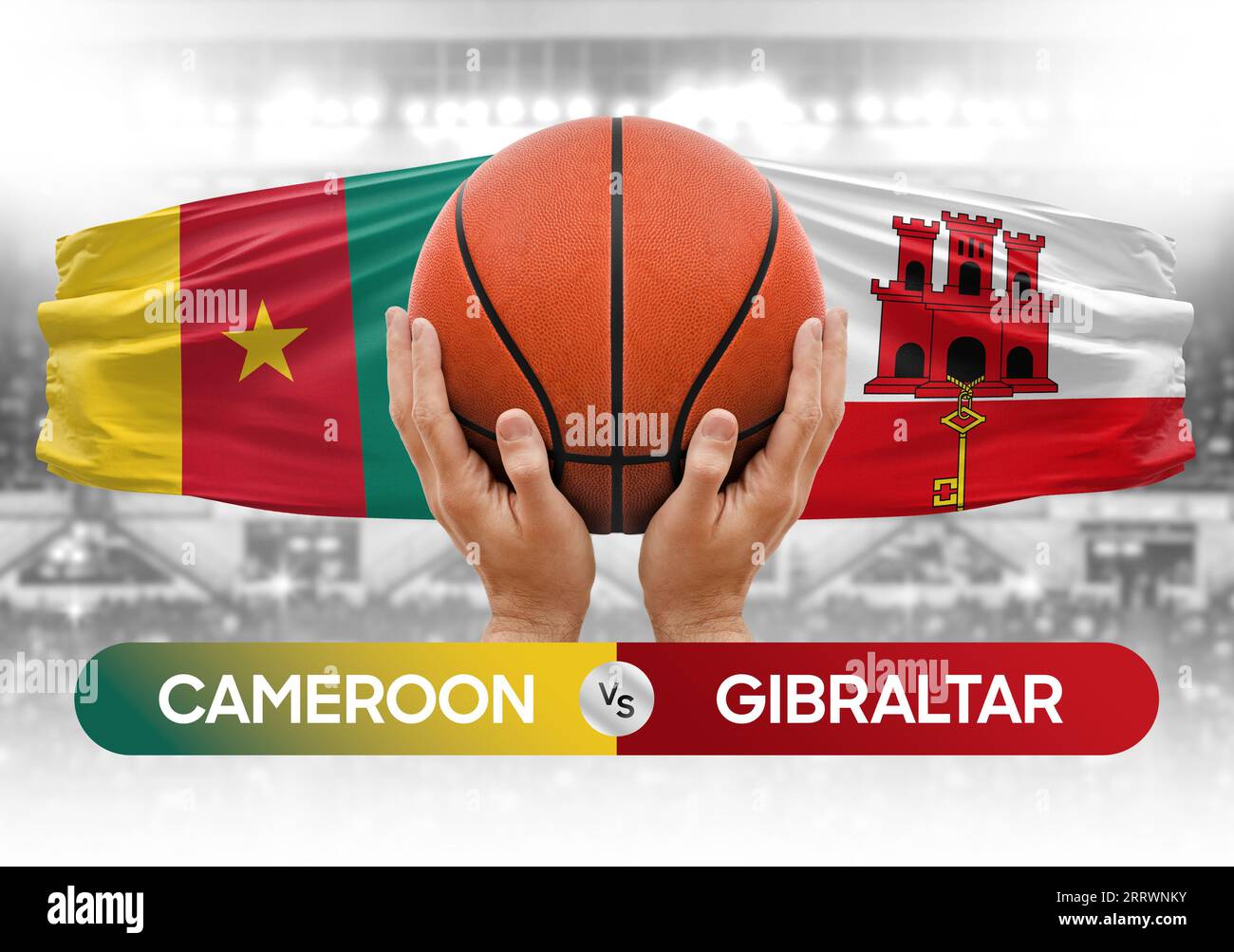 Cameroon vs Gibraltar national basketball teams basket ball match ...