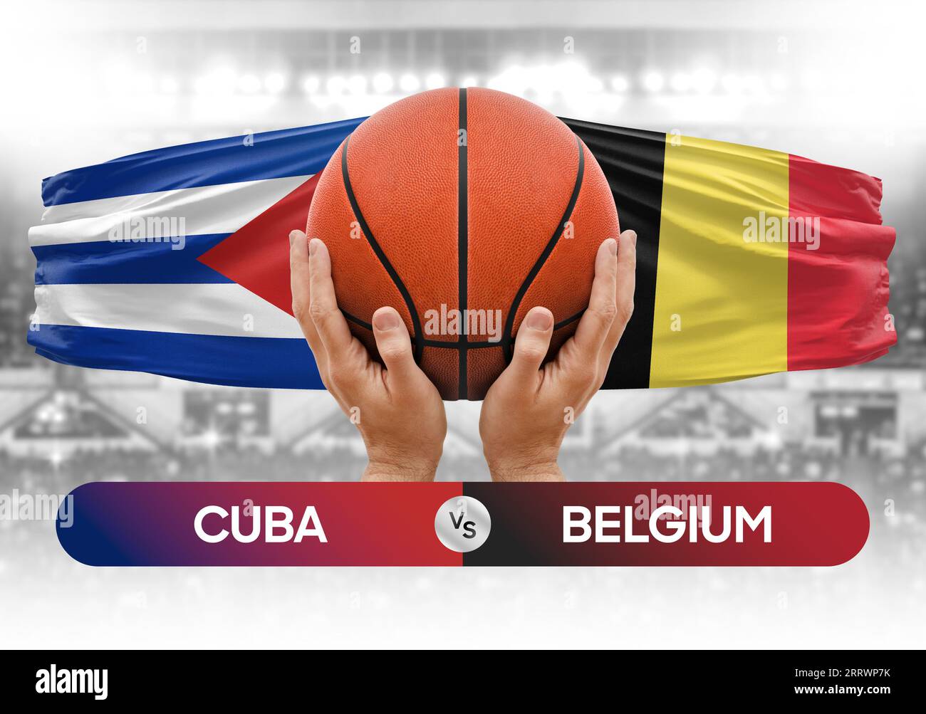 Cuba vs Belgium national basketball teams basket ball match competition ...
