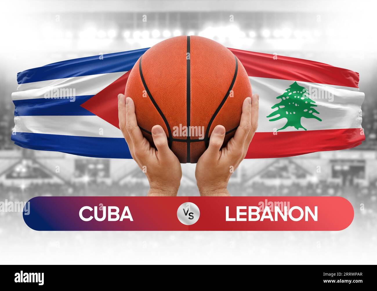 Cuba vs Lebanon national basketball teams basket ball match competition ...