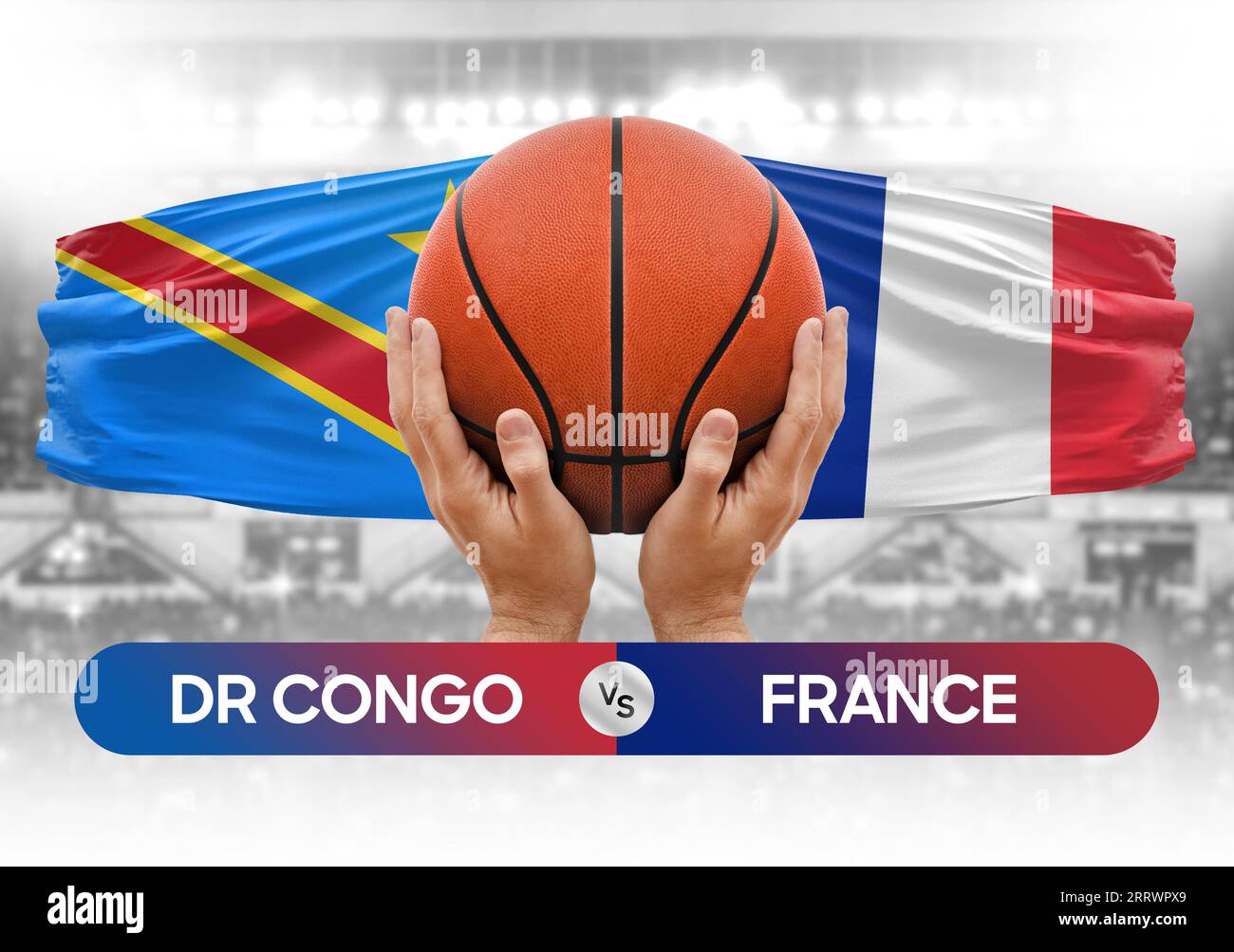 France dr congo flag hi-res stock photography and images - Alamy