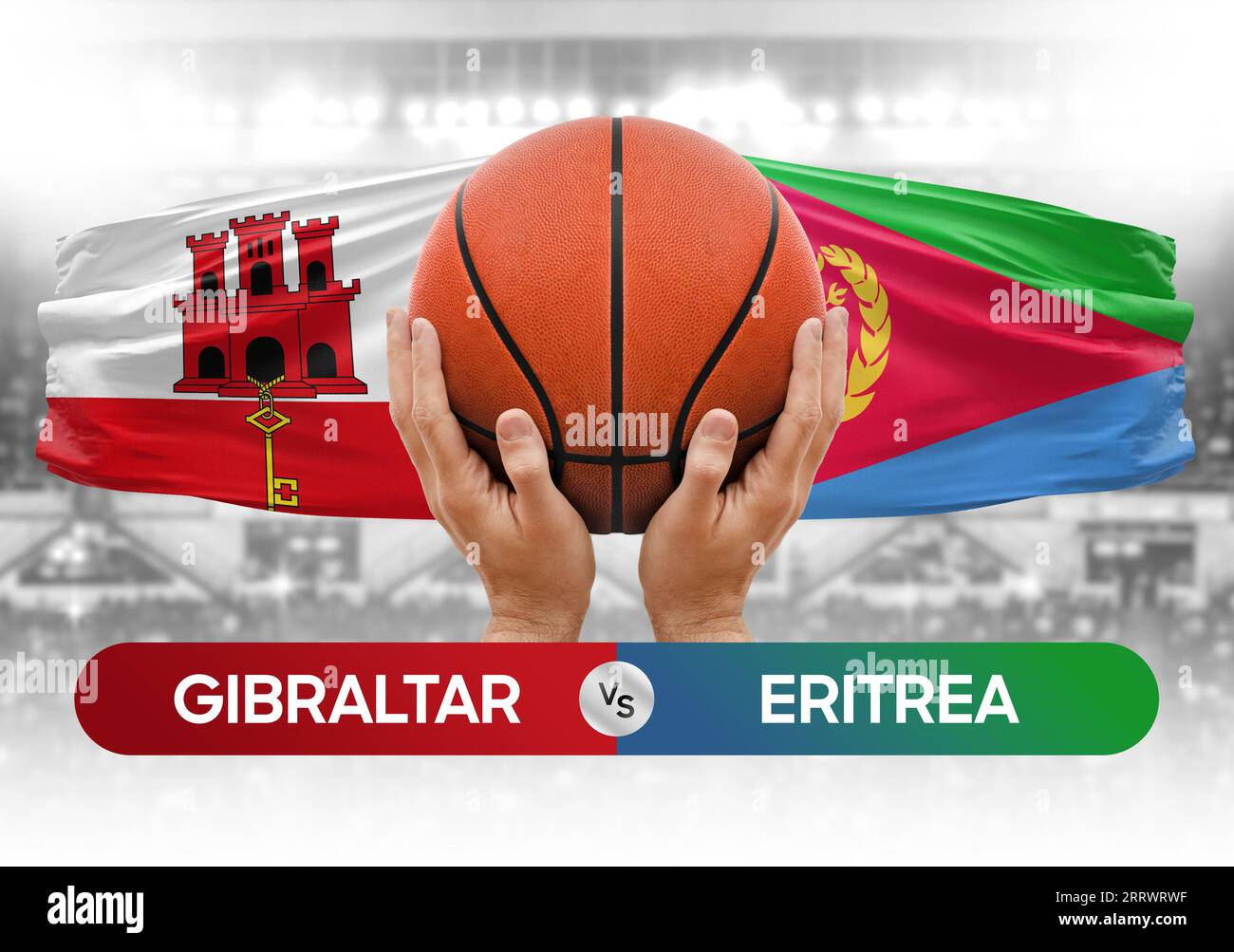 Gibraltar vs Eritrea national basketball teams basket ball match ...