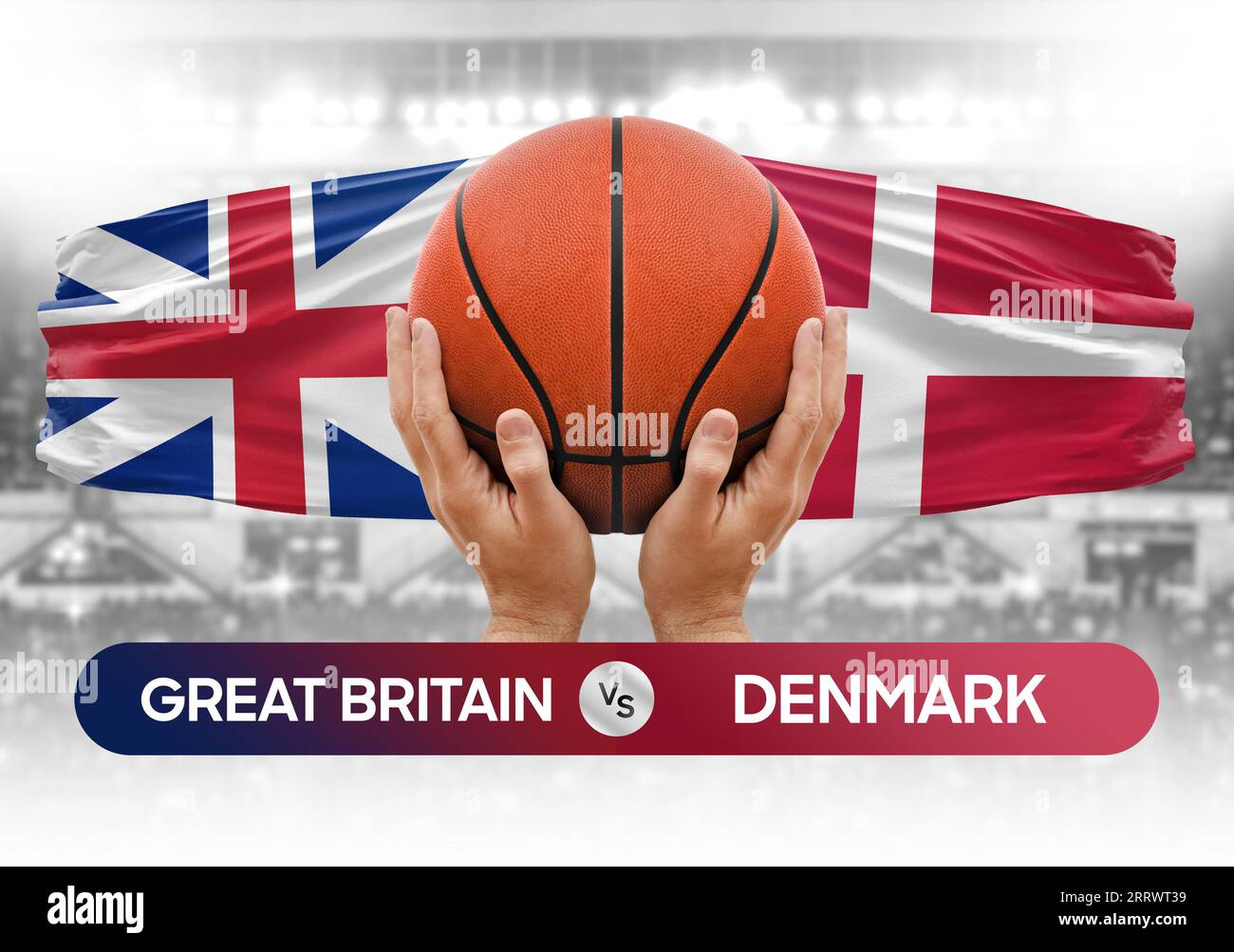 Great Britain vs Denmark national basketball teams basket ball match ...