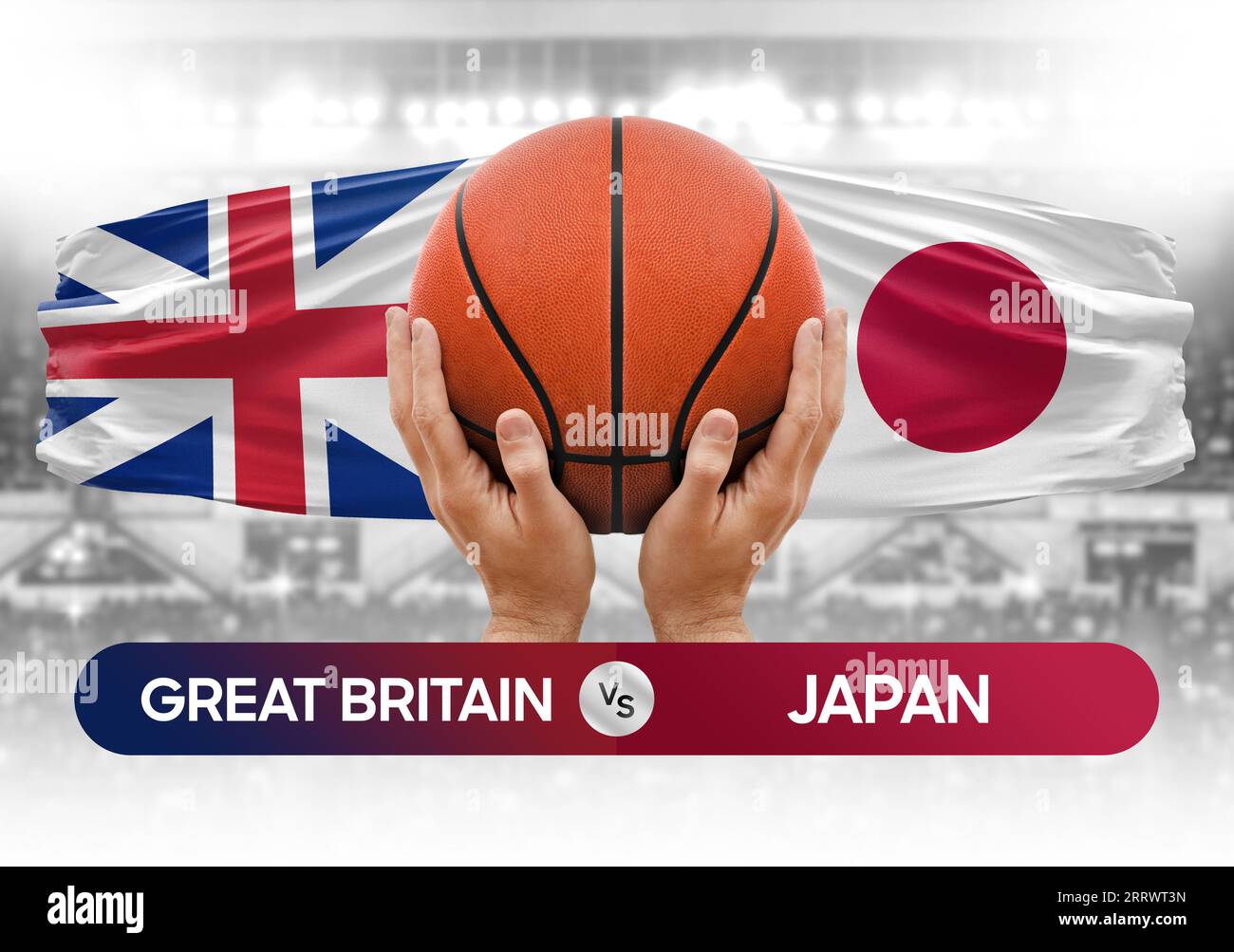 Great Britain vs Japan national basketball teams basket ball match ...