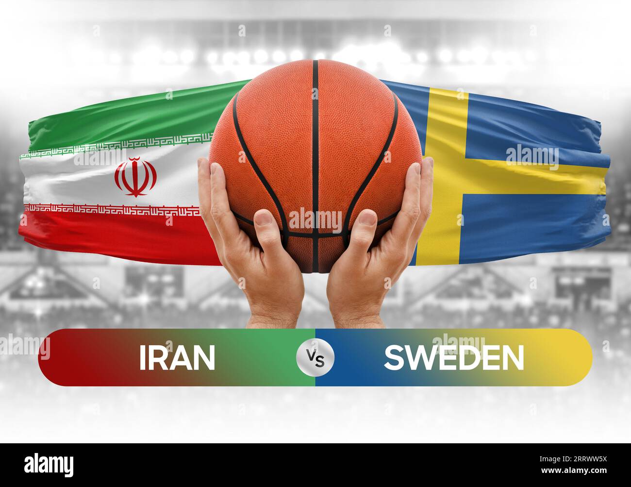 Iran vs Sweden national basketball teams basket ball match competition ...