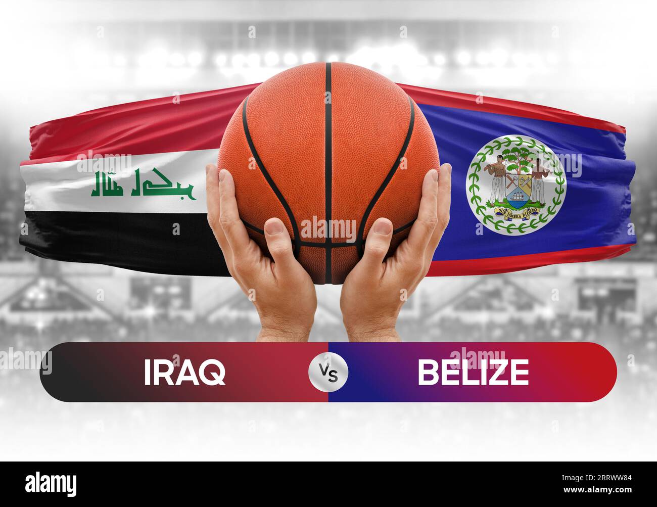 Iraq vs Belize national basketball teams basket ball match competition ...