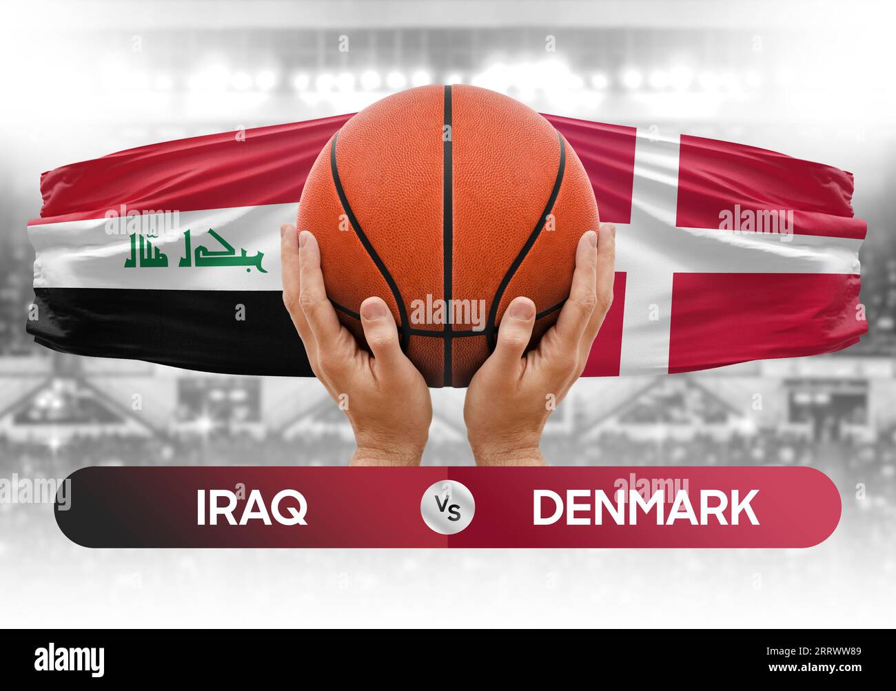Iraq vs Denmark national basketball teams basket ball match competition ...