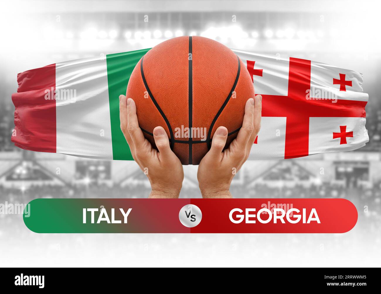 Italy vs Georgia national basketball teams basket ball match ...
