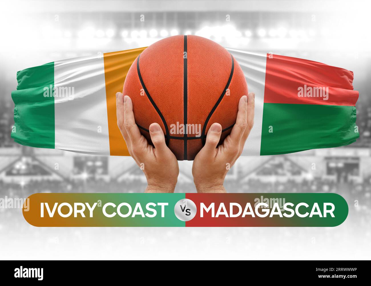 Ivory Coast vs Madagascar national basketball teams basket ball match ...
