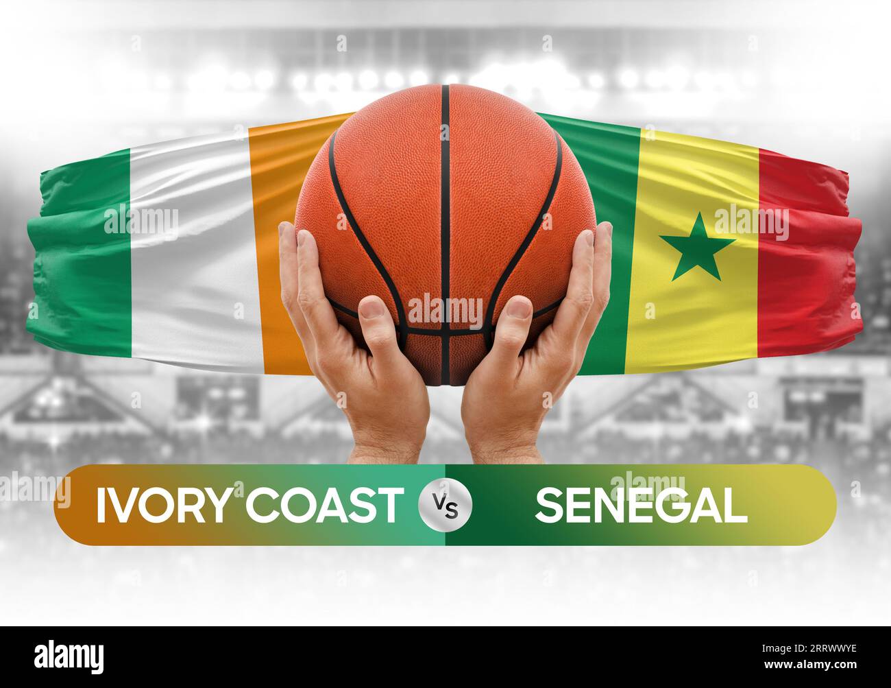 Ivory Coast vs Senegal national basketball teams basket ball match ...