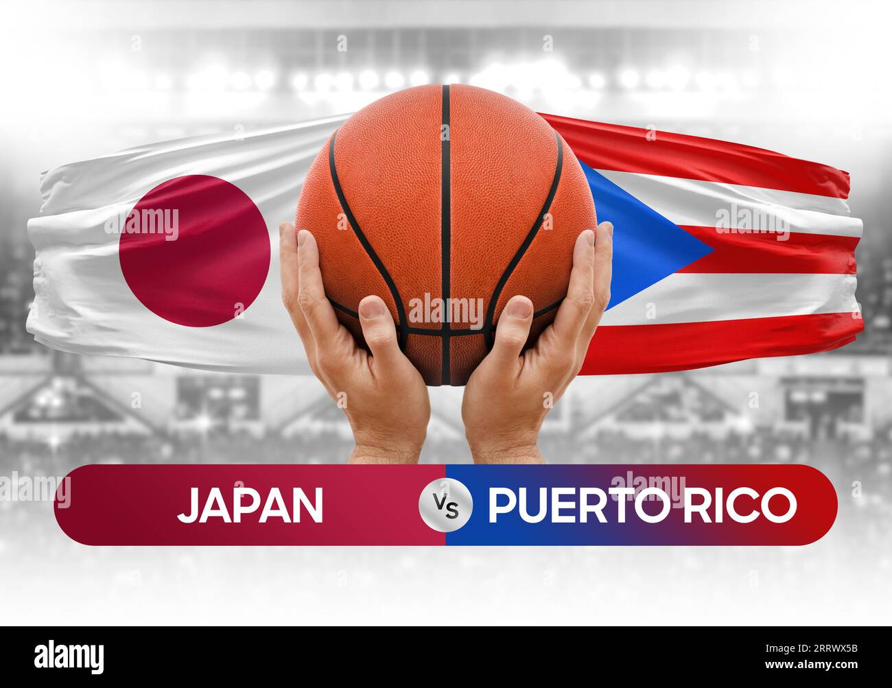Japan vs Puerto Rico national basketball teams basket ball match ...