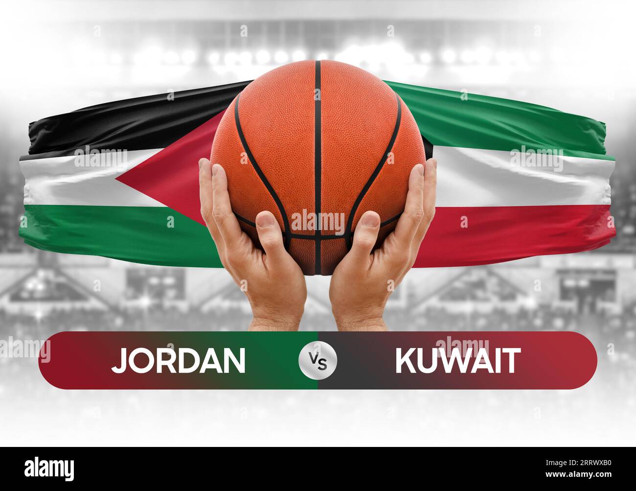 Kuwait jordan flag hi-res stock photography and images - Alamy