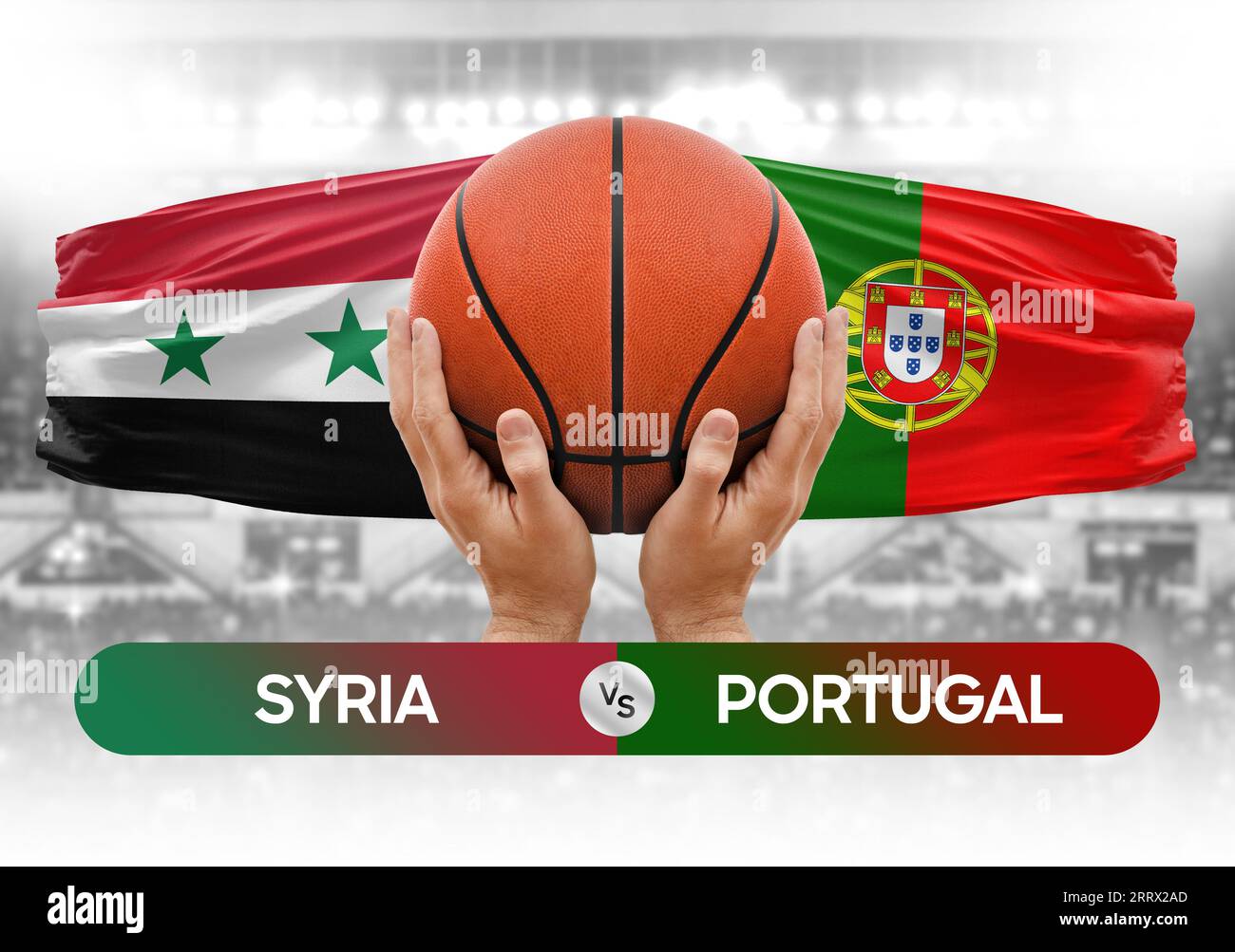 Syria vs Portugal national basketball teams basket ball match ...