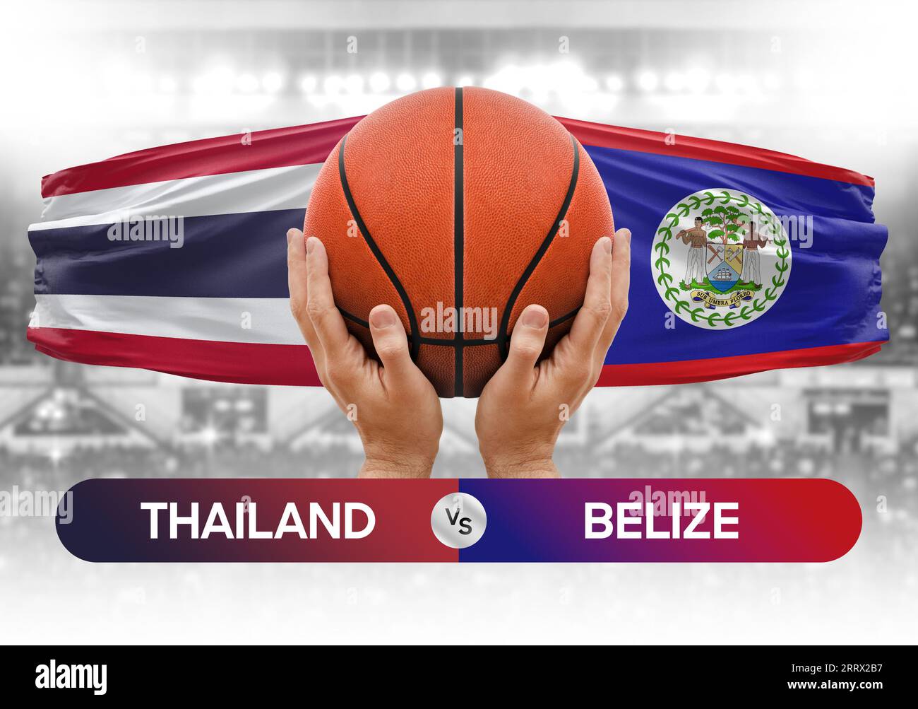 Thailand vs Belize national basketball teams basket ball match ...
