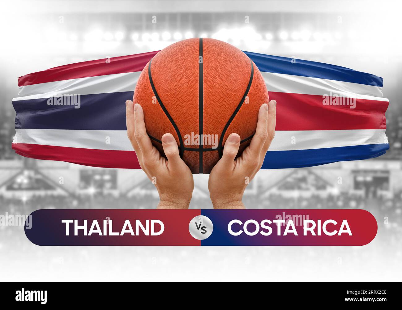 Thailand vs Costa Rica national basketball teams basket ball match ...